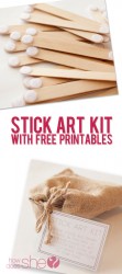 Stick Art Kit With Free Printables