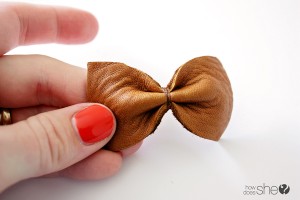 Leather Hair Bow Tutorial