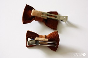 Leather Hair Bow Tutorial