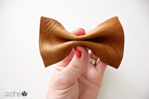 Leather Hair Bow Tutorial