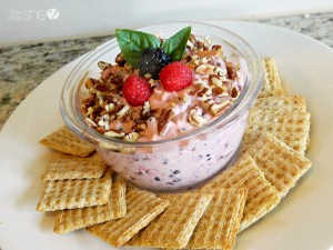 Easy Creamy Dreamy Berry Dip Recipe | HowDoesShe
