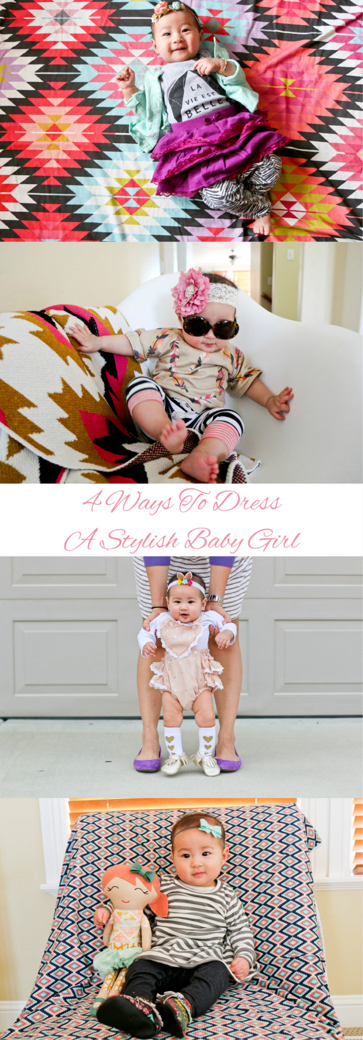 4 Ways to dress a stylish baby girl