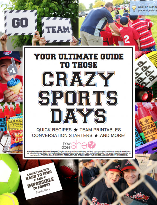 The Crazy Sports Days eBook is HERE! | How Does She