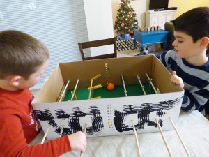 Easy Homemade Foosball Table and Checkerboard | How Does She