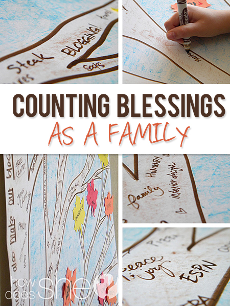 Counting Blessings as a Family - 3 Ideas
