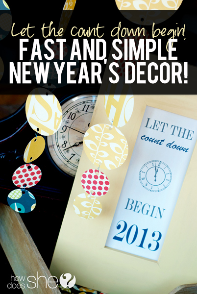 Let the count down begin! 2013 | How Does She