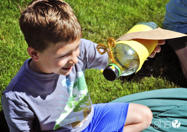 Lightning Bugs - Upcycled Craaft For kids