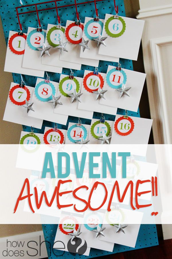 Advent Awesome! | An Easy Advent Calendar Tutorial