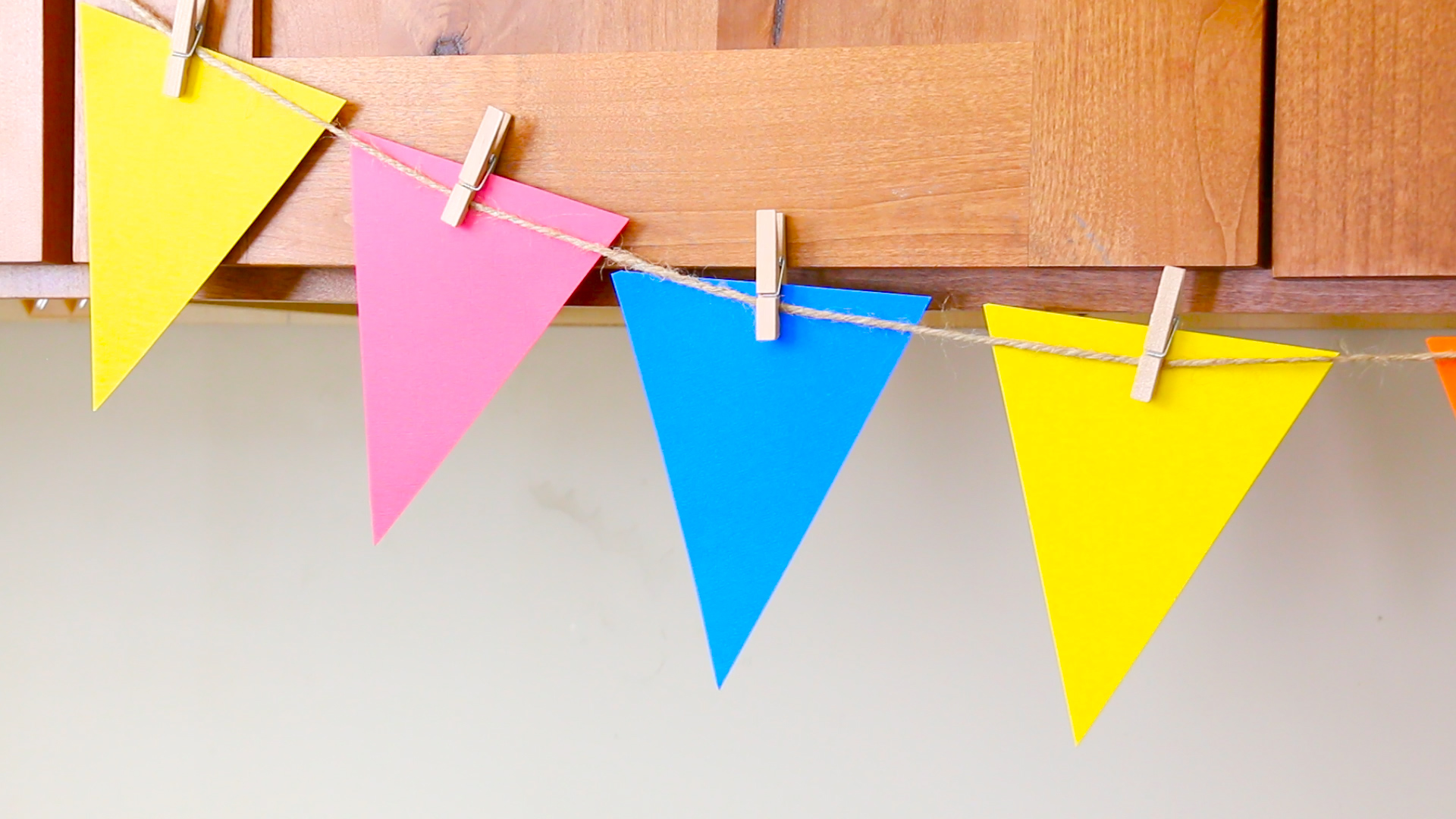 Make an Easy Pennant Banner - Perfect for Decorations! | How Does She