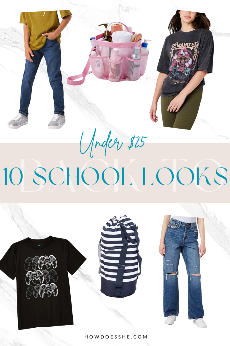 10 Back To School Looks Under $25 | How Does She