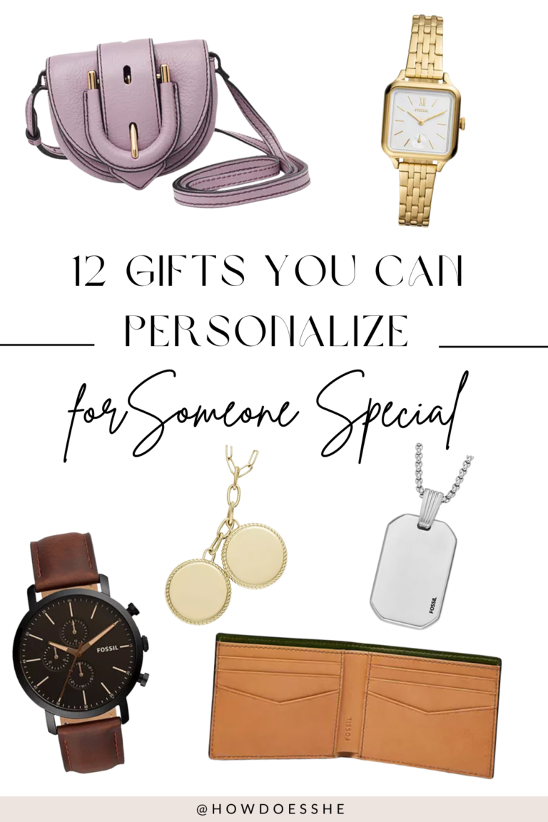 12 Gifts You Can Personalize for Someone Special | How Does She